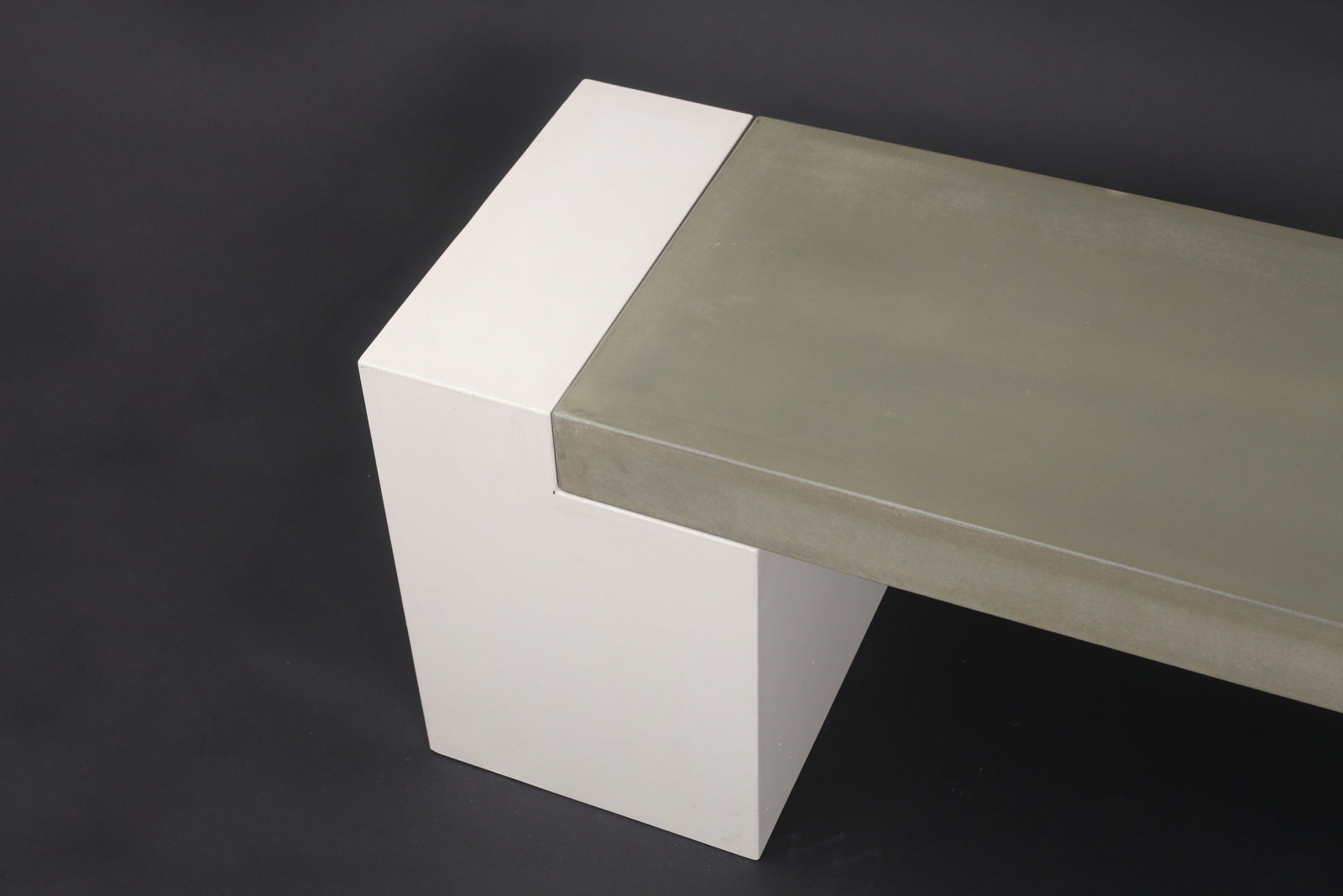 Minimal Concrete Bench Bridge, Handmade, UHPC, Waterproof, Customizabl