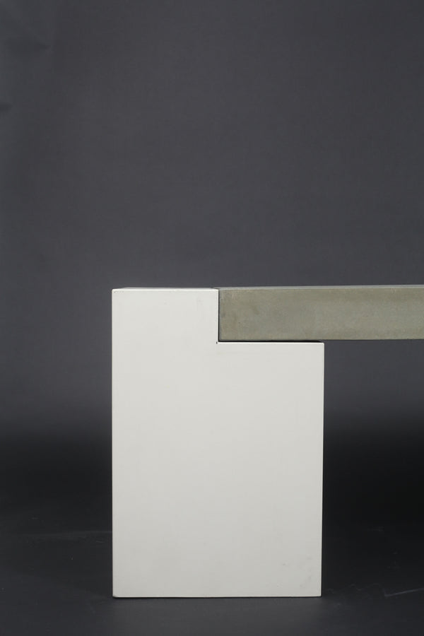 Minimal Concrete Bench Bridge, Handmade, UHPC, Waterproof, Customizabl