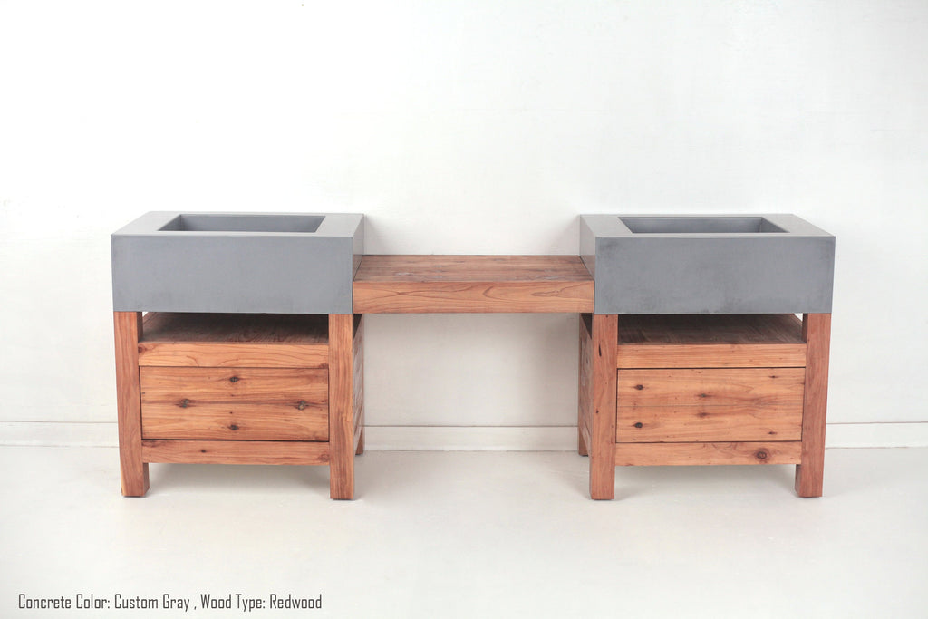 2016 Award-Winning Concrete Vanity for Elevated Bathroom Design | Uniq