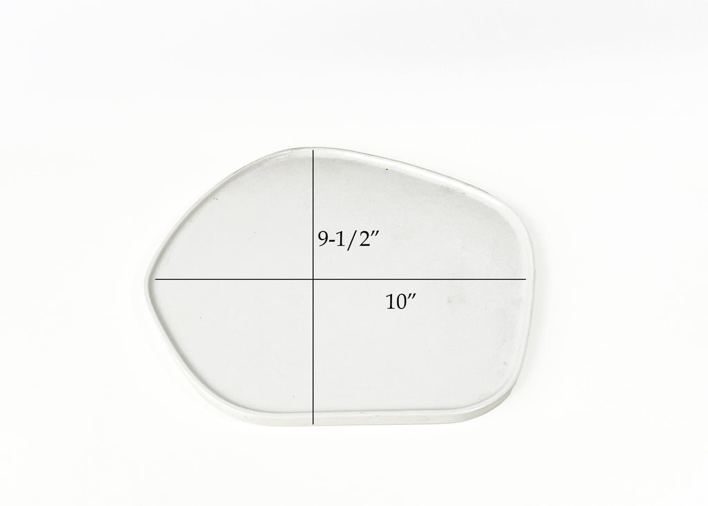 Modern Concrete Tray, Organic Shape, valet tray, rolling tray, anniver